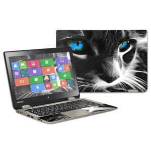 mightyskins skin compatible with toshiba satellite radius 11 l15w-b 11.6" wrap cover sticker skins cat