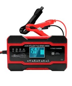 aociska 8-amp car battery charger,12v and 24v fully automatic smart battery charger,battery desulfator with temperature, trickle charger for car truck motorcycle lawn mower boat