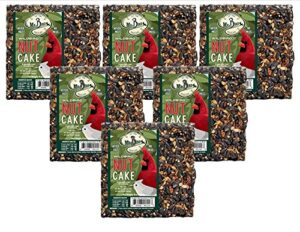 jcs wildlife 6-pack mr. bird nut cake, 8 oz