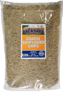 backyard seeds coarse sunflower hearts bird seed 10 pounds