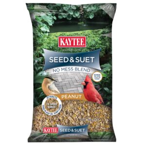 kaytee seed & suet no mess peanut 10 pounds