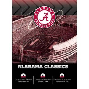 alabama sec classics 3-dvd set