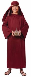 rubies child's forum biblical times wise man costume robe, burgundy, large