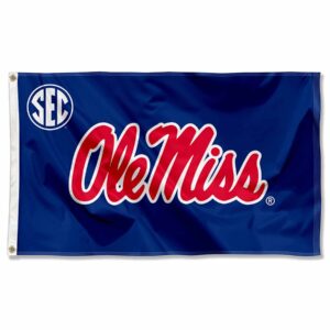 college flags & banners co. ole miss sec 3x5 flag