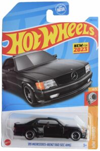 hot wheels '89 mercedes benz 560 sec amg, hw turbo 4/5 [black] 150/250