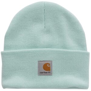 carhartt unisex kids' knit beanie watch hat, pastel turquoise, toddler