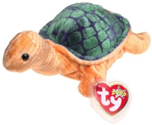 ty beanie babies peekaboo the turtle [toy] by ty