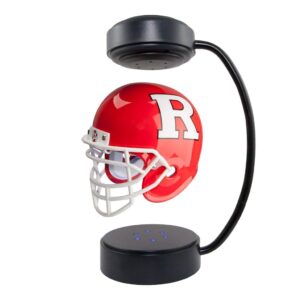 rutgers scarlet knights ncaa hover helmet - collectible levitating football helmet with electromagnetic stand