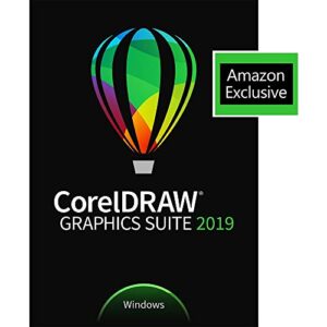 coreldraw graphics suite 2019 with particleshop brush pack for windows - amazon exclusive - upgrade [pc download] [old version]