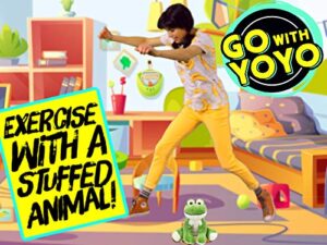 workout with your favorite stuffed animal - exercise videos for kids - go with yoyo