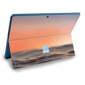 mightyskins skin compatible with microsoft surface pro 9 (2022) - sunset sea | protective, durable, and unique vinyl decal wrap cover | easy to apply & change styles | made in the usa