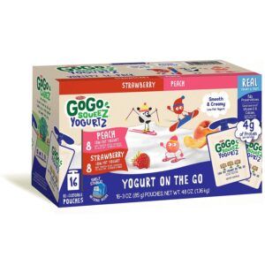 gogo squeez gogo squeeze yogurt variety pouch 16/03 oz net wt 48 oz,, ()