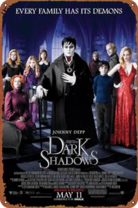 dark shadows tin sign retro metal movie poster art wall home decor 8x12 inches