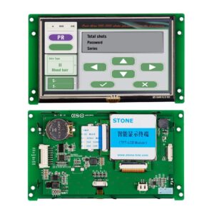 5 inch hmi smart tft lcd display module with controller board + software + touch screen for industrial control or arduino(5 inch, ytvi050wt-01)