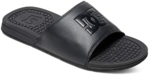 dc men's bolsa slide sandal, black/black/black, 11 d us