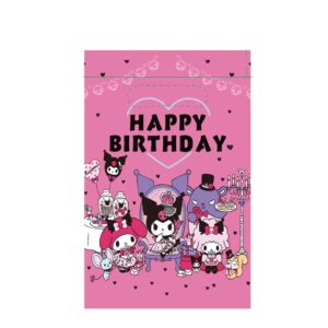 30pcs kuromi and my melody gift bags party supplies kuromi and my melody birthday party decorations theme party bags kids candy treat bag party supplies