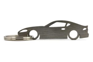 boostnatics silhouette keychain keyring compatible with supra mk5 a90 key fob