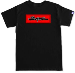 r built men's supra emblem t shirt - xl black