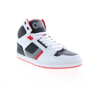 osiris nyc 83 classic white/black/3m/red 12 d (m)