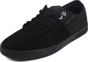 supra men's skateboarding shoes, black black m 8, 7