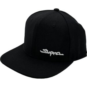 supra snapback hat cap (black)