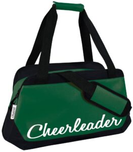 chassé girls' micro cheerleading duffle bag - dark green