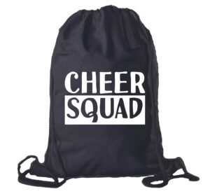 mato & hash cheerleading backpacks, cheer and pom drawstring bags, cheerleader team cinch bags