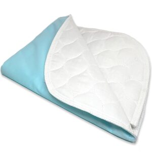 rms ultra soft 4-layer washable and reusable incontinence bed pad - waterproof bed pads, 34"x72"