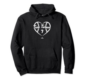 baseball heart number trea turner philadelphia mlbpa pullover hoodie