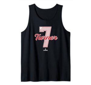 trea turner 7 philadelphia mlbpa tank top