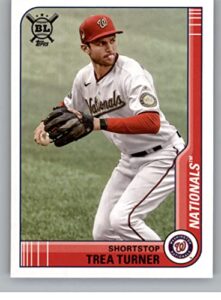 trea turner 2021 topps big league #90 nm+-mt+ mlb baseball nationals