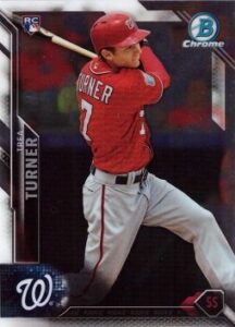 2016 bowman chrome baseball #51 trea turner rookie card