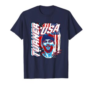 trea turner international baseball usa mlbpa t-shirt