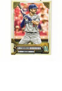 trea turner 2022 topps gypsy queen #75 card los angeles dodgers