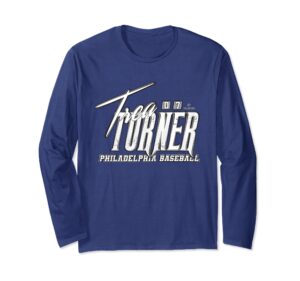 trea turner philadelphia baseball rock mlbpa long sleeve t-shirt