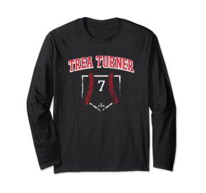 home plate gameday trea turner philadelphia mlbpa long sleeve t-shirt