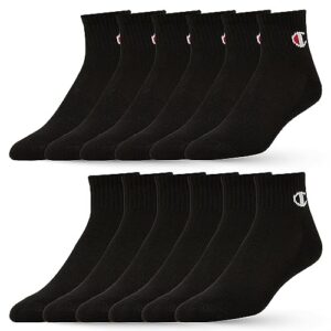 champion boys socks and girls socks 12 pair crew low cut no show ankle quarter socks for girls