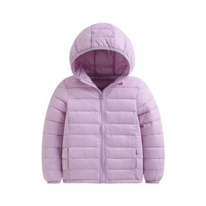 hooded puffer jackets for boys and girls warm comfy windproof coat outerwear soft faux fur hoodie windbreaker ski jacket