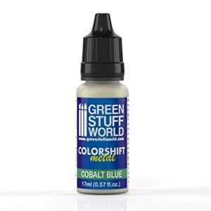 green stuff world - chameleon metal paint cobalt blue 1552 for models and miniatures