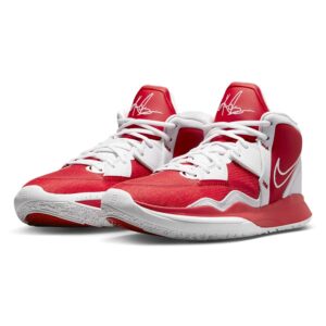 nike men's kyrie infinity black/university red/dark smoke grey (cz0204 004) (university red/white, us_footwear_size_system, adult, men, numeric, medium, numeric_9_point_5)