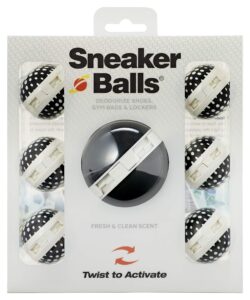 sneaker balls odor-fighting shoe fresheners, eliminates unpleasant smells, perfect for sneakers, gym bags, gear bags, drawers, lockers, and more!, powerball, 7 pack