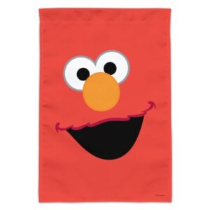 sesame street elmo face garden yard flag