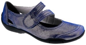 ros hommerson chelsea 62005 women's casual shoe: blue/iridescent 8.5 x-narrow (4a) adjustable