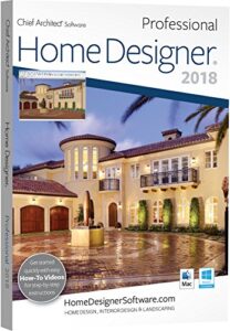 chief architect home designer pro 2018 - dvd