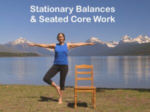 stationary balances & seated core work