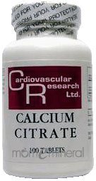 calcium citrate 165 mg 100 tablets