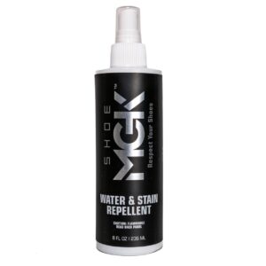 shoe mgk water & stain repellent - protection for canvas, leather, athletic shoes