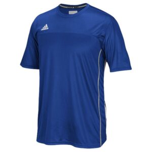 adidas mens utility short sleeve jersey m royal-white