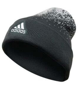 adidas originals color fade cuffed beanie (onix/white)