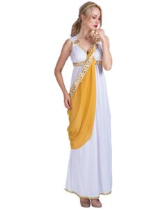 eraspooky women's roman lady greek goddess costume (plussize) white